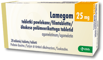 Lamegom 25 mg, tabletki powlekane | Krka